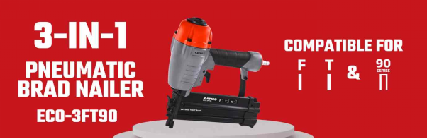 KAYMO ECO-3FT90: The Ultimate Pneumatic Brad Nailer Combi for Professi ...